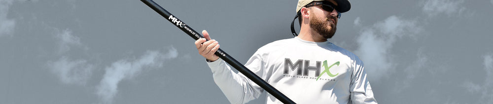 MHX Carbon Fiber Push Poles for Inhsore Flats Fishing