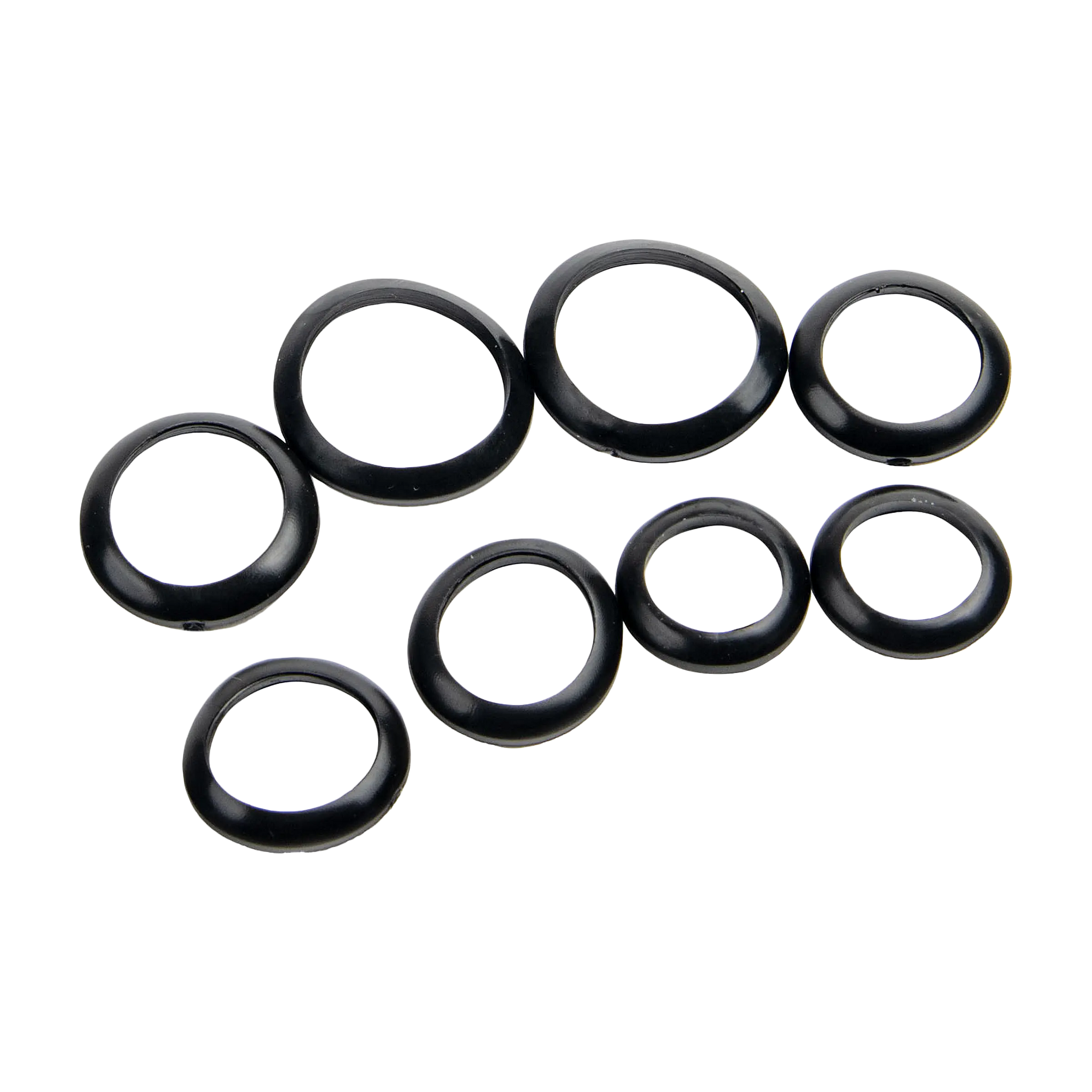 Black Rubber Winding Checks - 8-Piece Kit