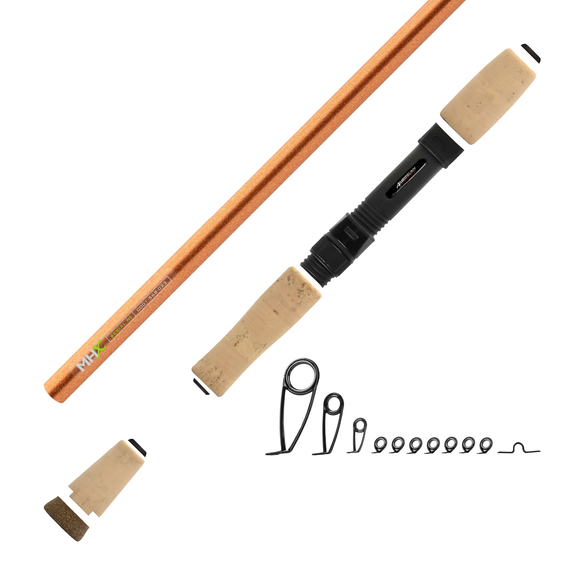 7'0" Light MHX Spinning Rod Kit