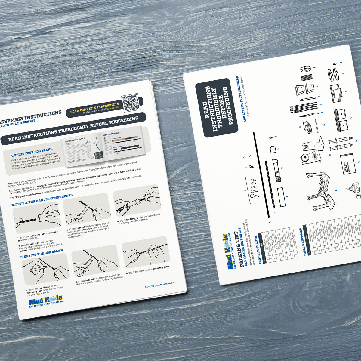 Mud Hole All-In-One Casting Rod Building Kit