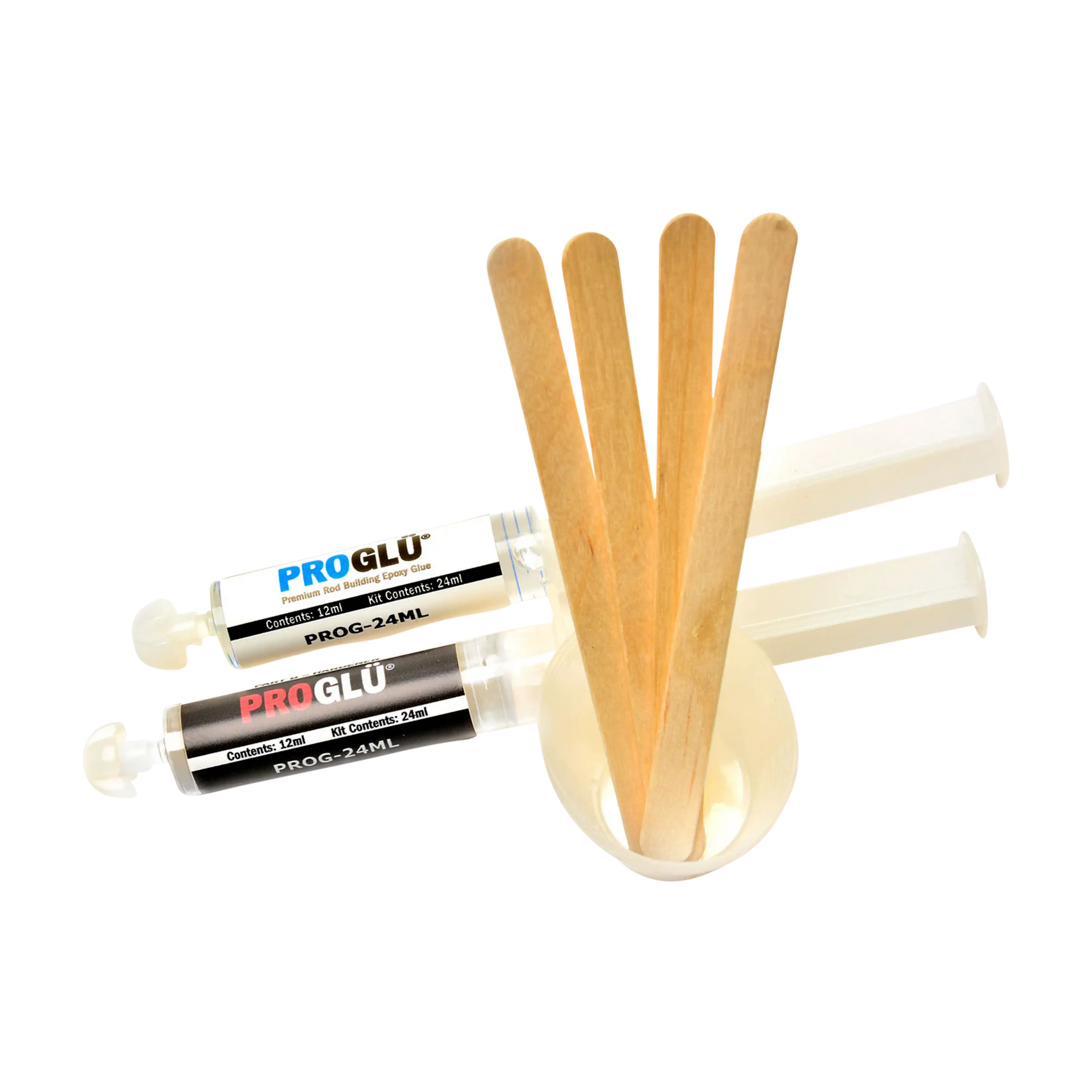 ProGlu Premium Rod Building Epoxy Glue – 24ml Pre-Loaded Syringe Kit