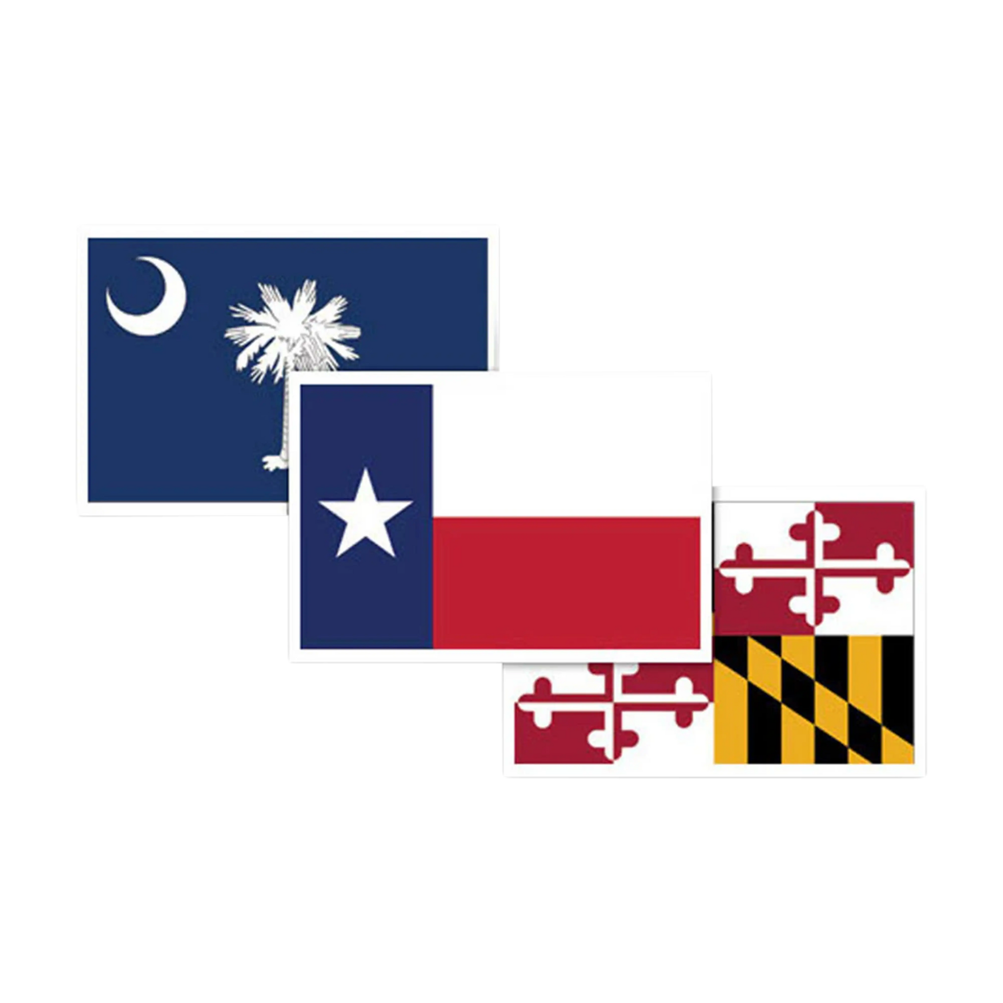 Mud Hole US State Flag Rod Decals