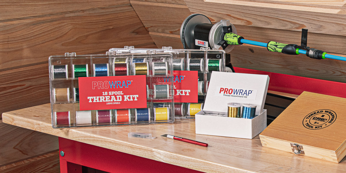 Wrapping Thread Kits for Rod Building
