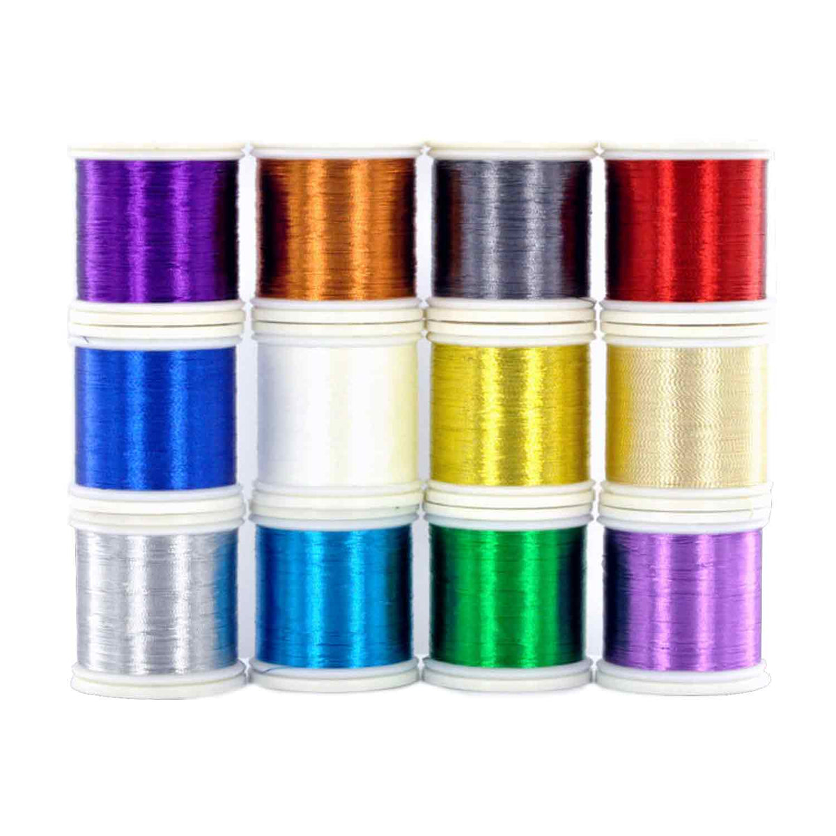 ProProducts 12-Spool ProWrap Metallic Thread Assortment Kit
