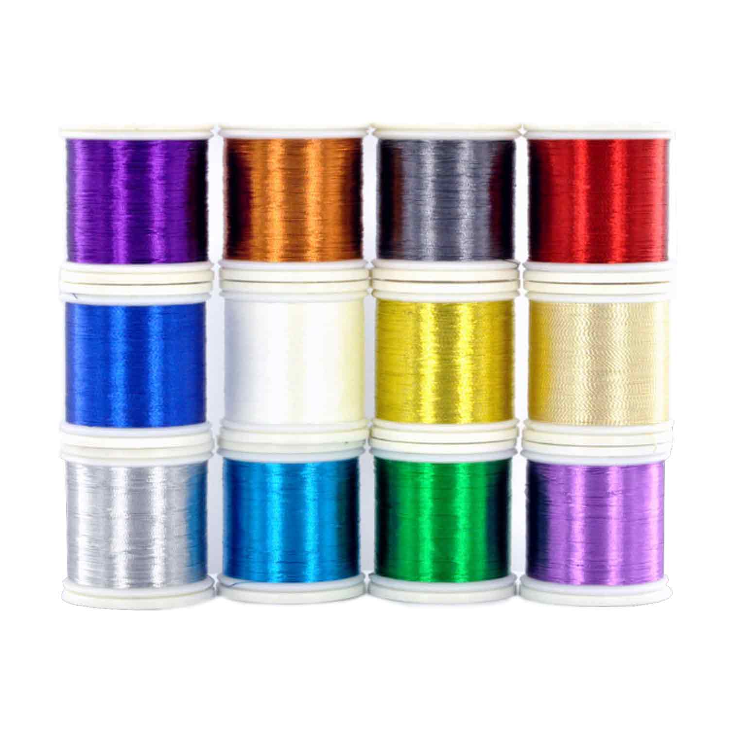 ProProducts 12-Spool ProWrap Metallic Thread Assortment Kit