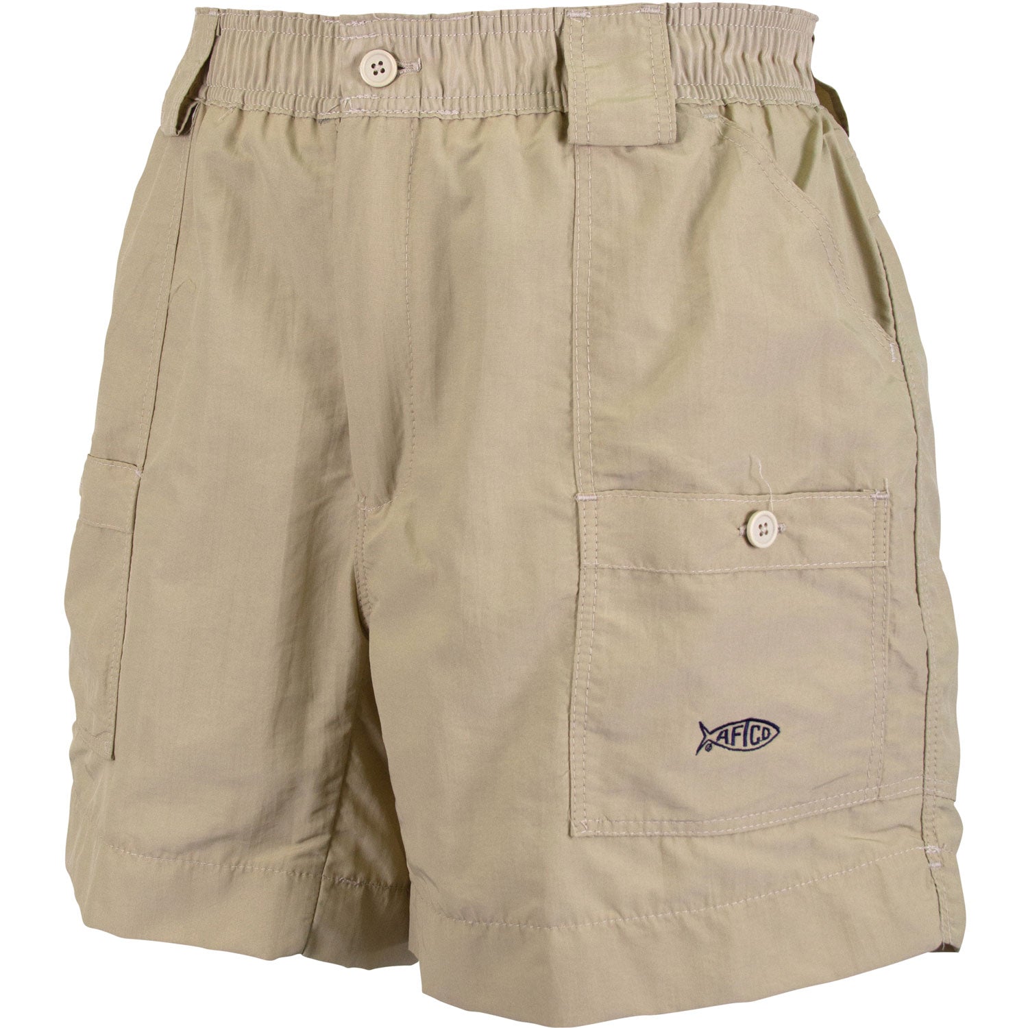 AFTCO Men’s Original Fishing Shorts – Classic Supplex® Nylon with 7 Po