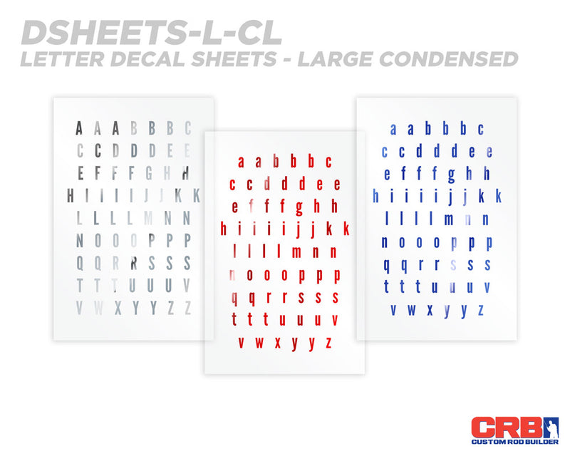 Alphabet Rod Decals - Peel & Stick Letters