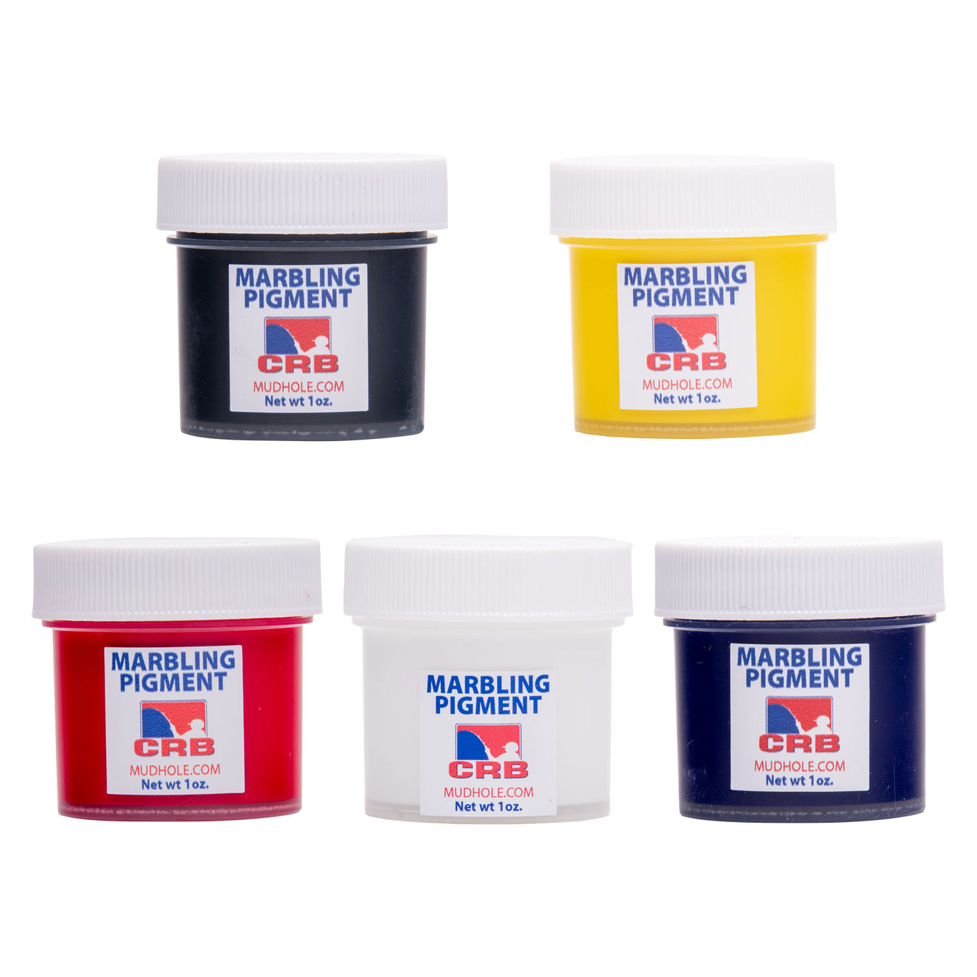 CRB Marbling Pigment Kit – 5 Color Set