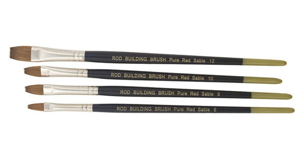 CRB Premium Red Sable Finish Brushes