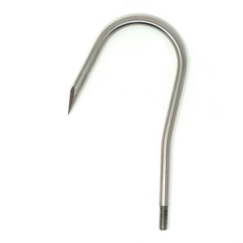 316SS Gaff Hooks with Chisel Point - Threaded