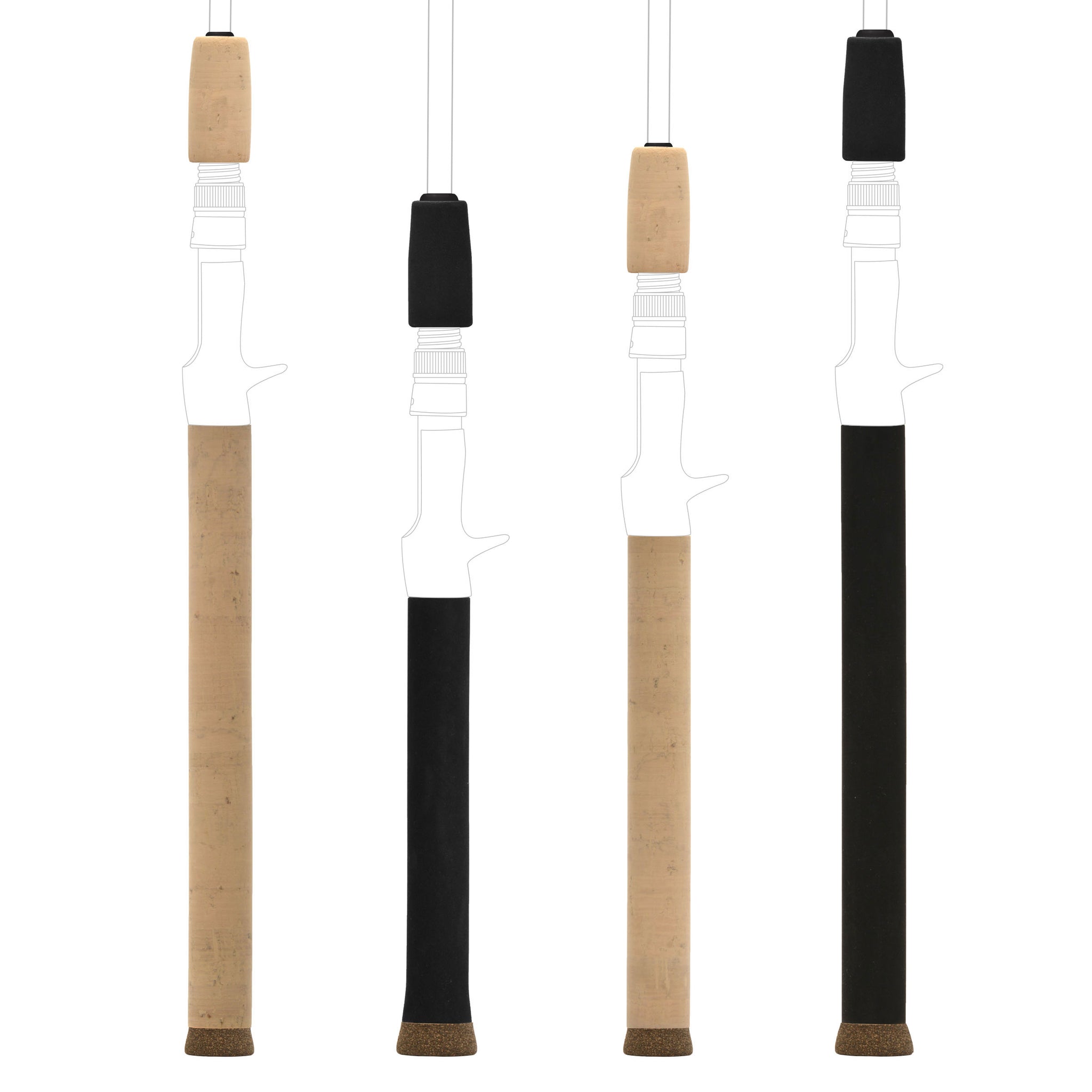 Full Grip Kits for Casting Rods