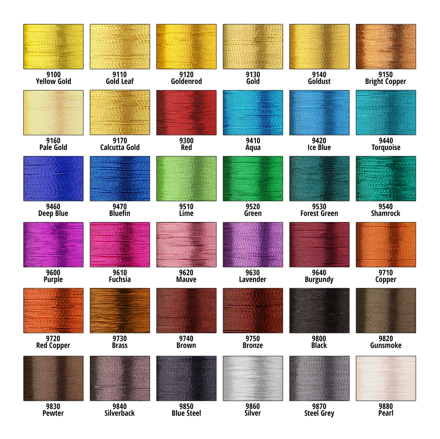 ProWrap Metallic Rod Winding Thread - Size A (4 oz) 4,800 YDS