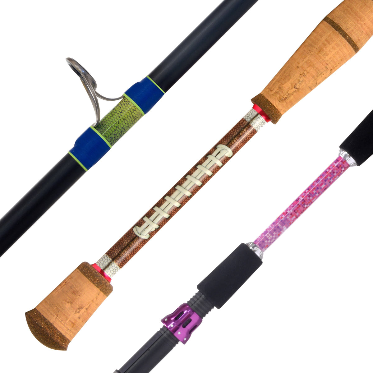 CRB Rod Skinz Decorative Rod Wraps - Fade to Black